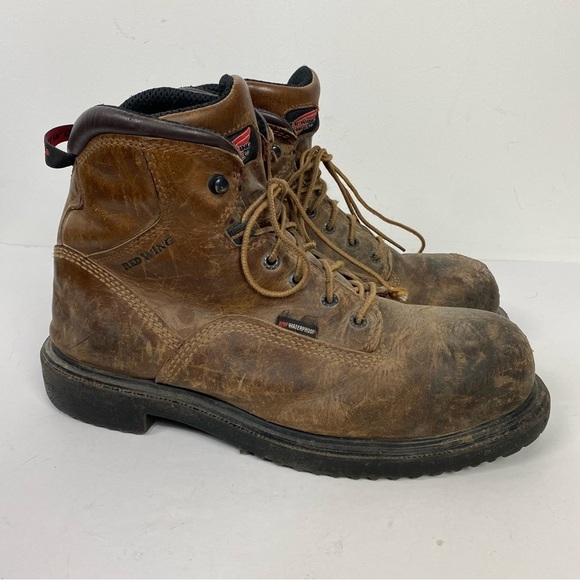 Red Wing Shoes | Shoes | Vintage Red Wing Brown Leather Lace Up Mens ...
